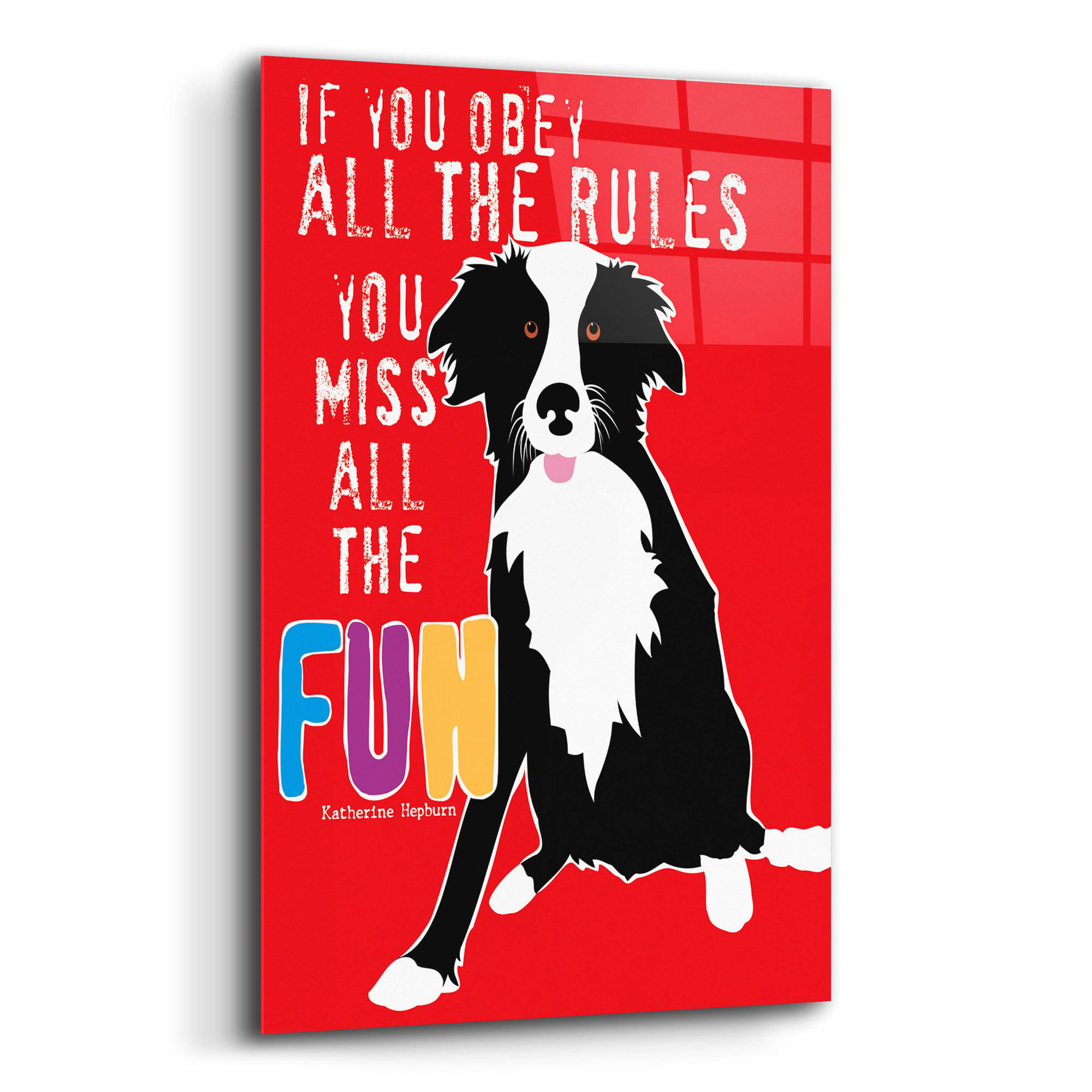 Red Barrel Studio® 'Fun' By Ginger Oliphant, Acrylic Glass Wall Art, 16"X24" - Wayfair Canada